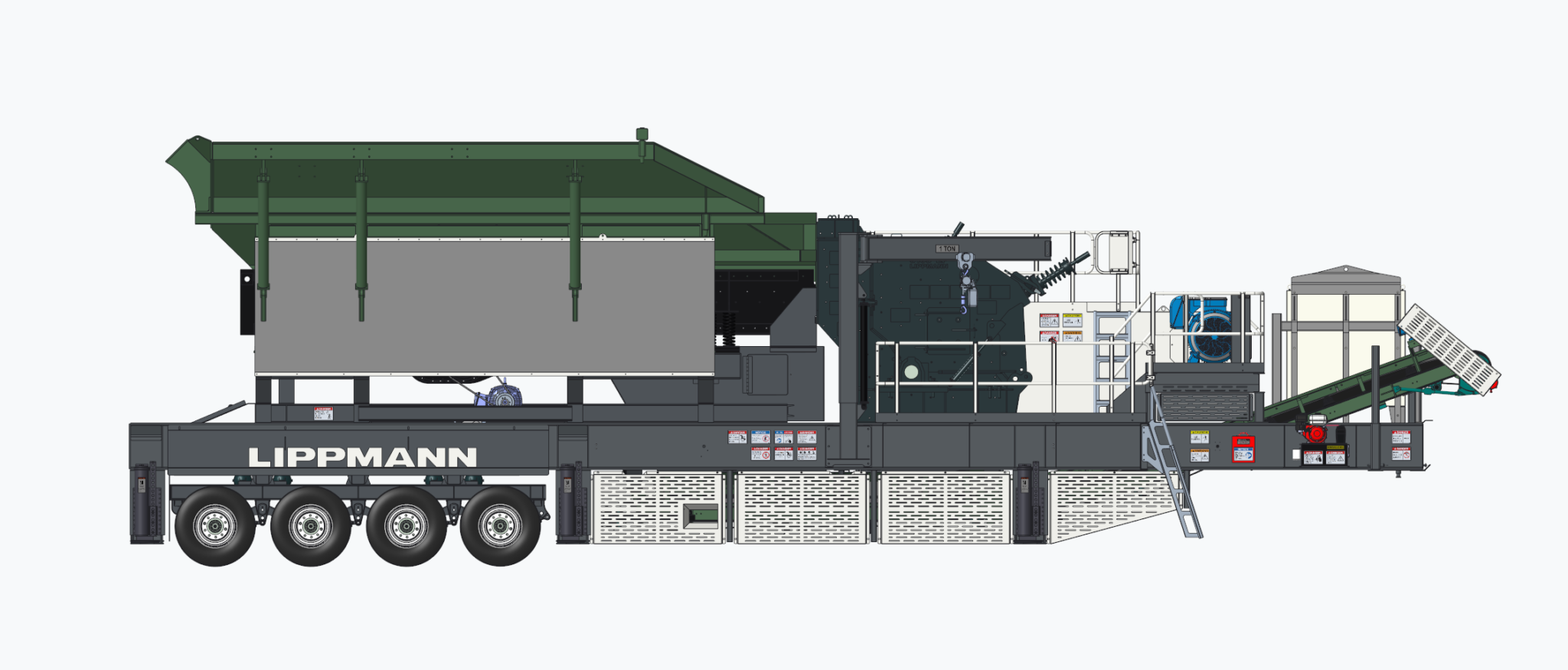 Wheeled Impactor Plants - 5165ip-w - Lippmann Crushers